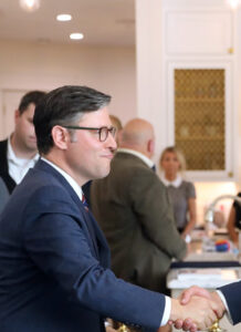 Mike Johnson’s Awkward Podcast Moment Goes Viral